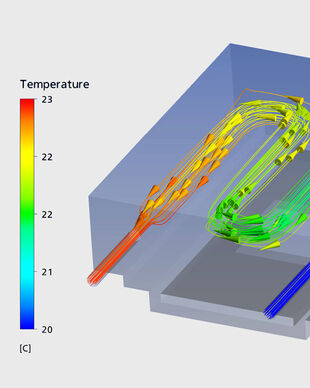 Temperature fields : FEM-TECH